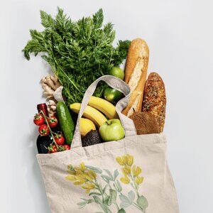 Outfit Bits | Bags | Prairie Thermopsis Vintage Watercolor Floral Print ...